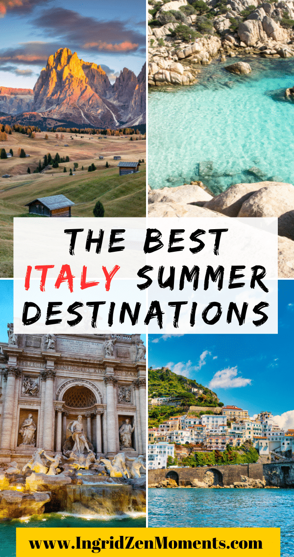 Best Italy Summer Destinations to go to next - IngridZenMoments